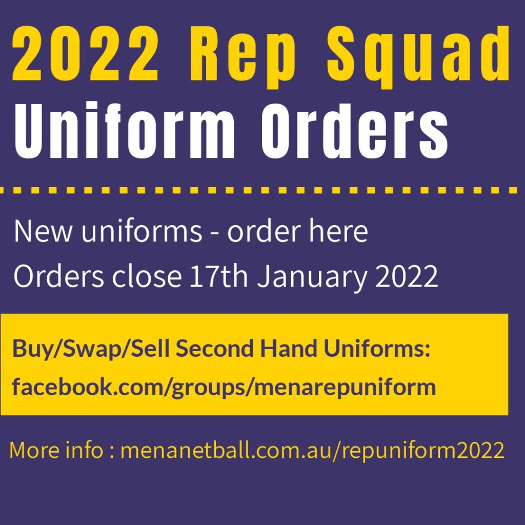Compulsory Uniform – Melbourne East Netball Association