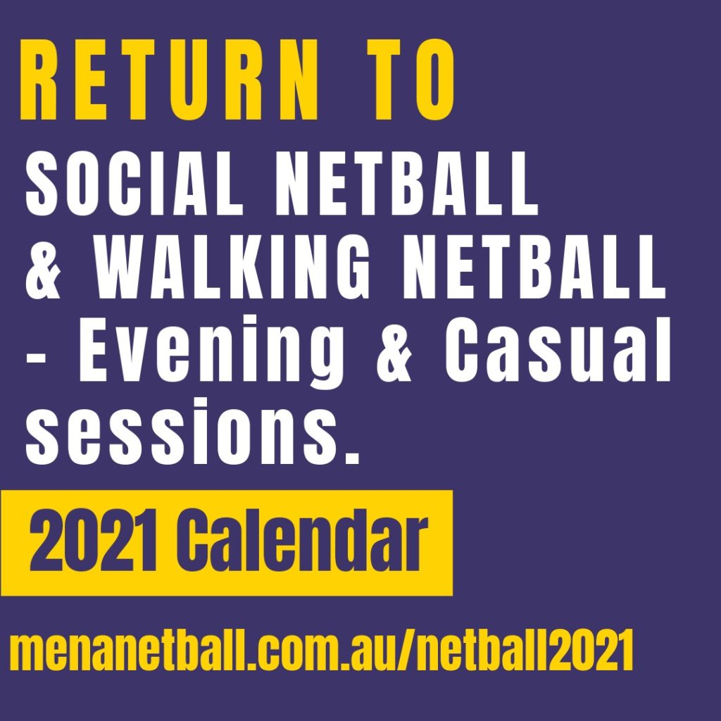 Return to Social Netball & Walking Netball – Evening & Casual session ...